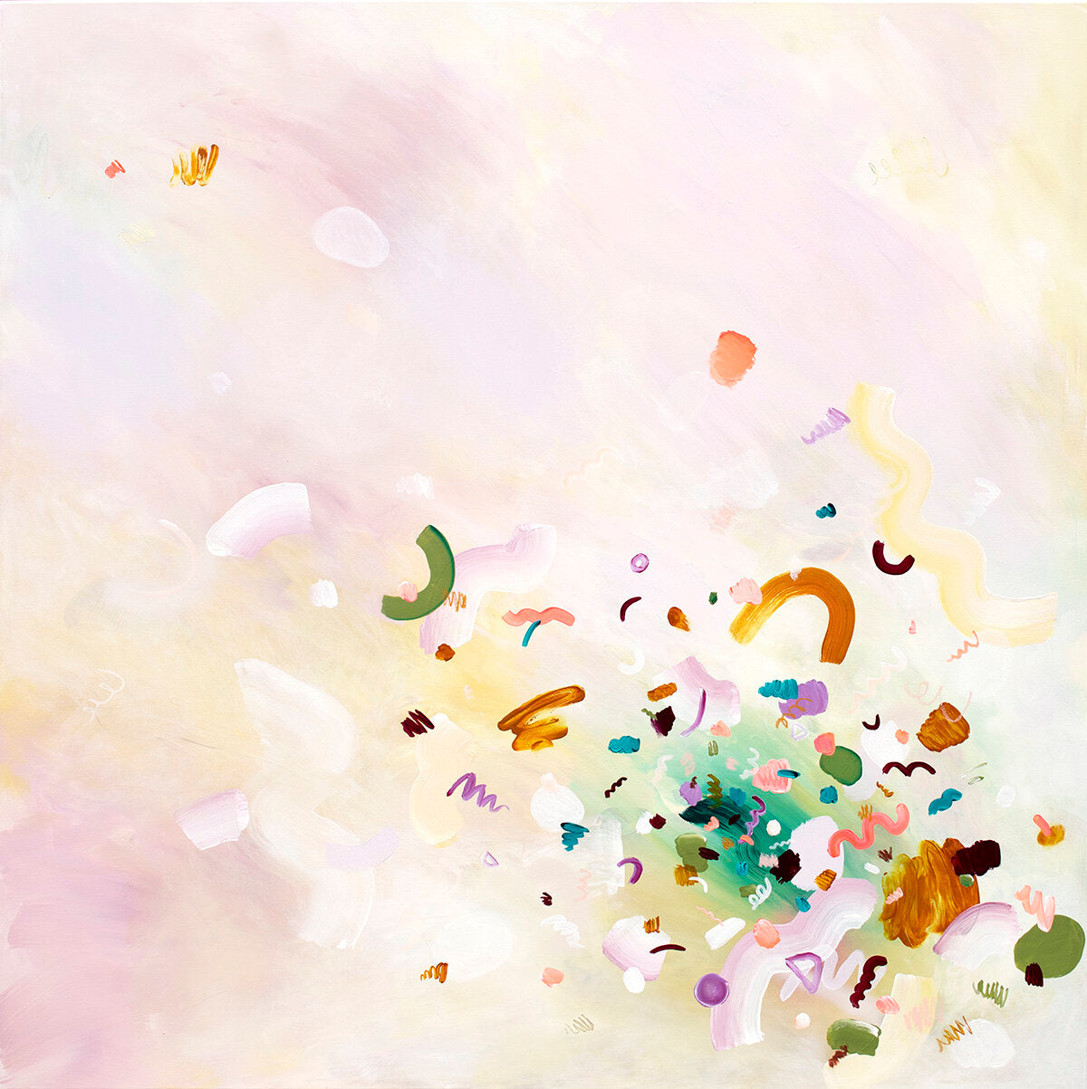 Letting Go - Original Artwork on Canvas by Jen Sievers - Jen Sievers Art